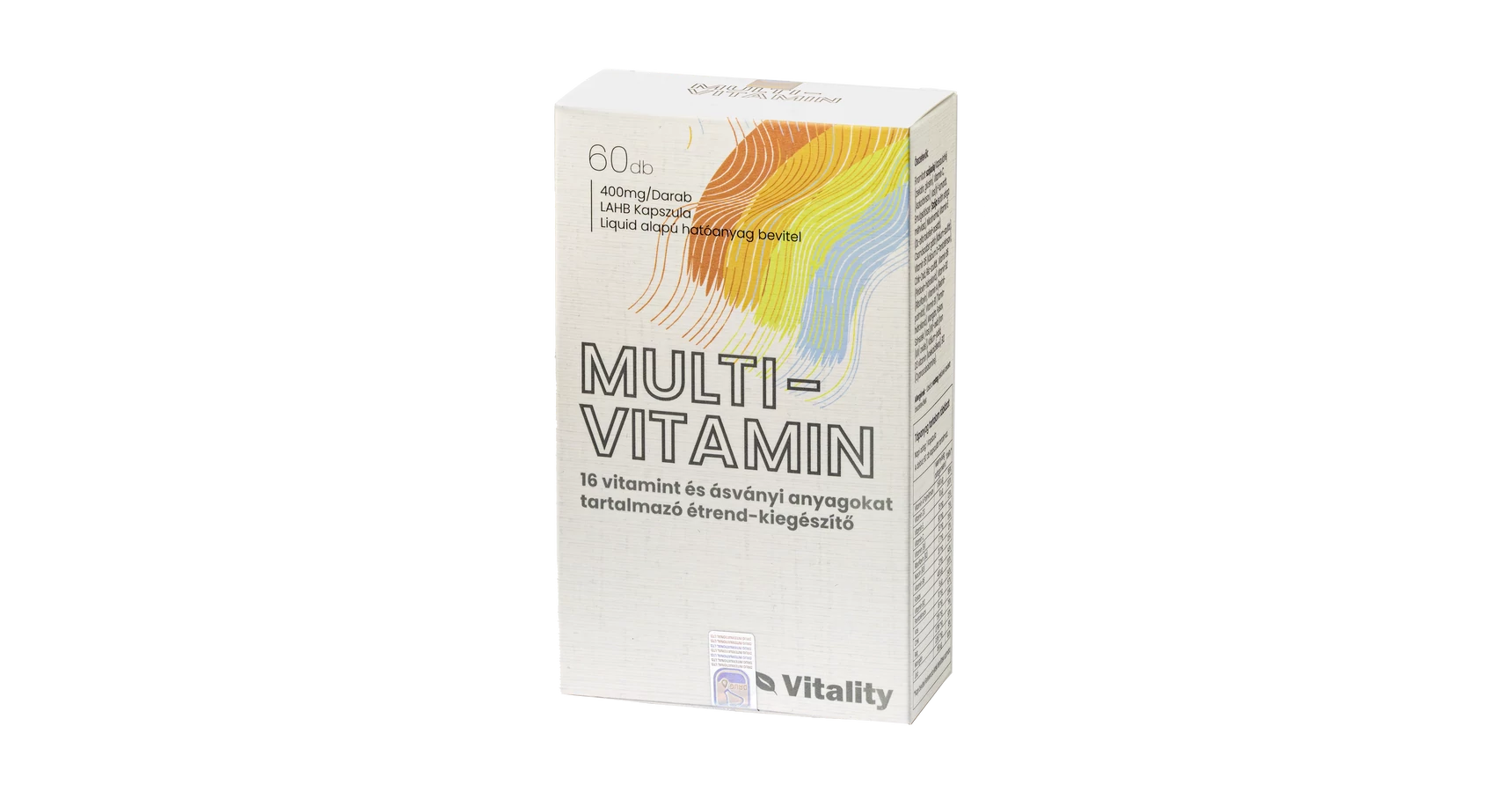 Multivitamin 60db Bio Vitality Lágy zselé kapszula - Bio Vitality